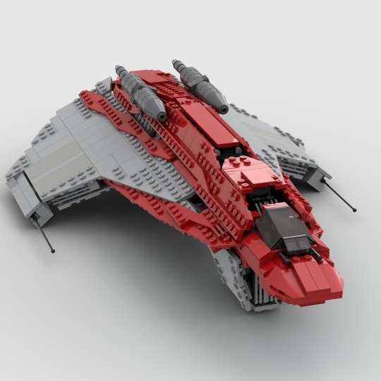 G1-M4-C Dunelizard Starfighter style 1 from BrickLink Studio [BrickLink]