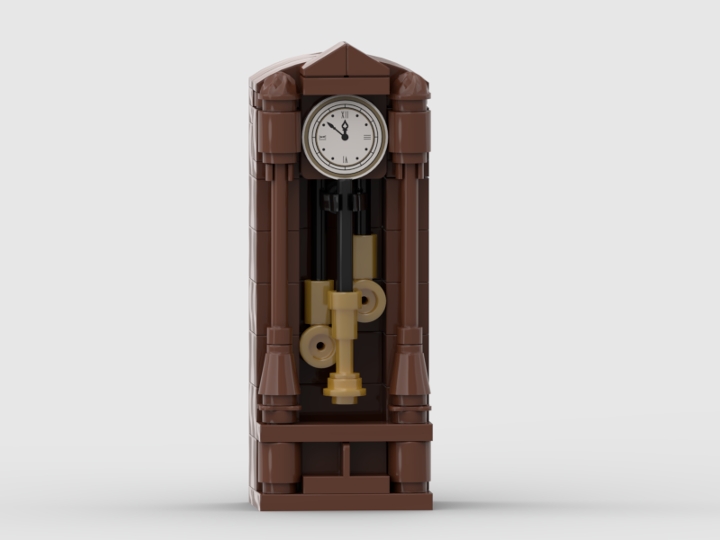 Grandfather Clock v2 from BrickLink Studio [BrickLink]