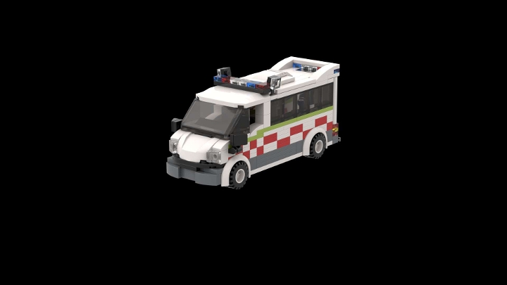 Ambulance from BrickLink Studio [BrickLink]