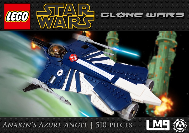 Azure Angel - 2003 Star Wars Clone Wars from BrickLink Studio [BrickLink]