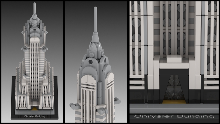 Chrysler Building from BrickLink Studio [BrickLink]