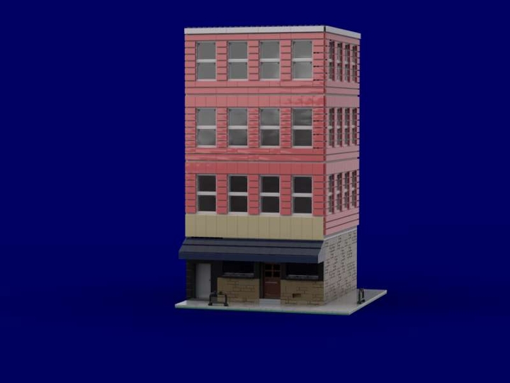 Marvel Daredevil Josie's Bar V1 from BrickLink Studio [BrickLink]
