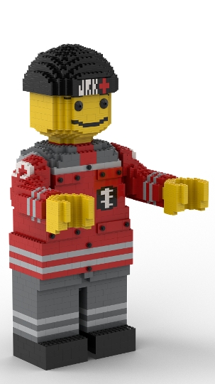 Lego Figure German Youth Red Cross Medic from BrickLink Studio [BrickLink]