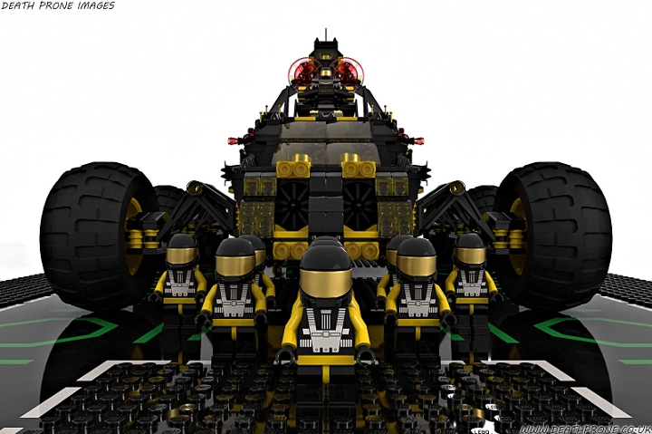 The Blacktron Beast, completely custom 8 wheel vehicle from BrickLink ...