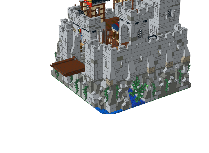 v.1.0 Grayrock Castle from BrickLink Studio [BrickLink]