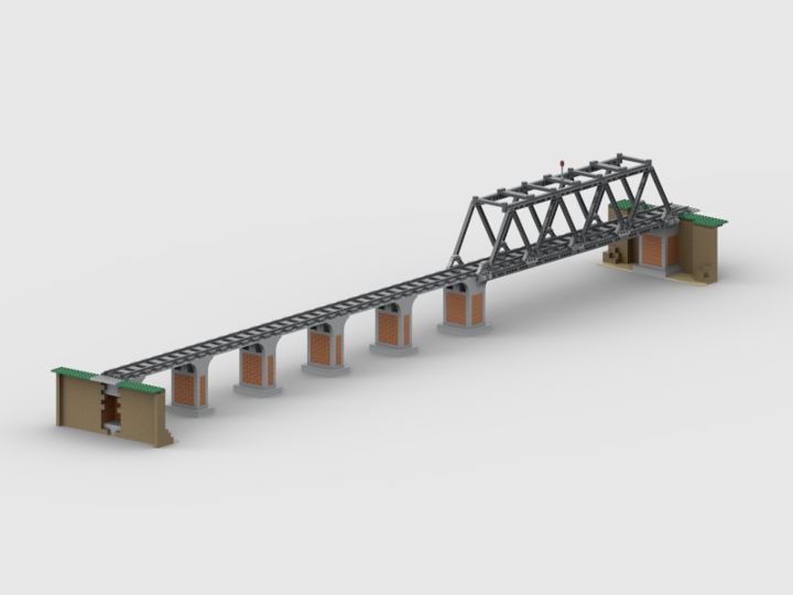 Railway Bridge and Tressel from BrickLink Studio [BrickLink]