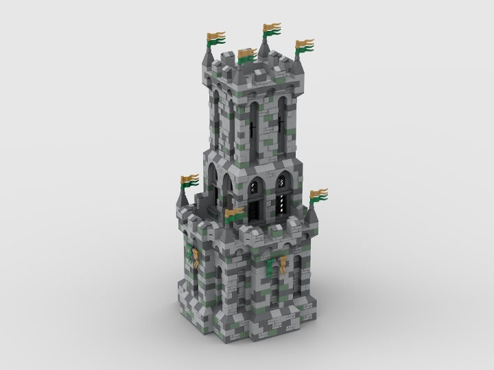 Castle Tower from BrickLink Studio [BrickLink]