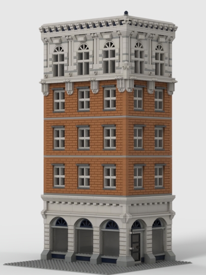 Old Brick Building from BrickLink Studio [BrickLink]