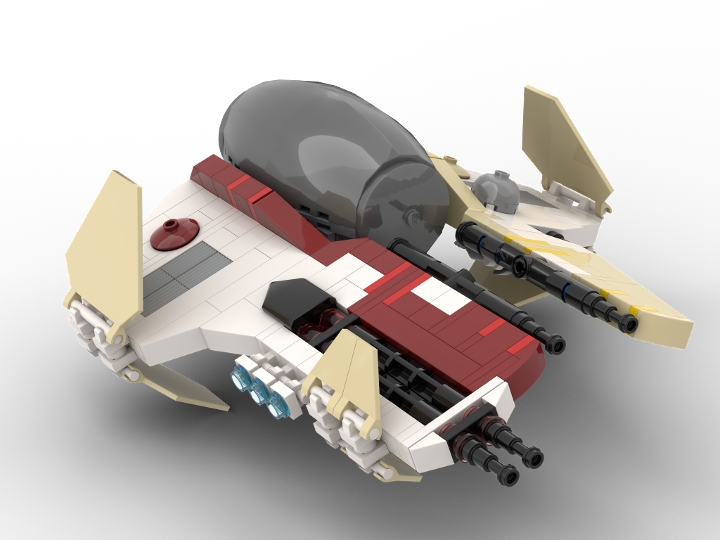 ETA-2 Actis-class Heavy intercepter from BrickLink Studio [BrickLink]