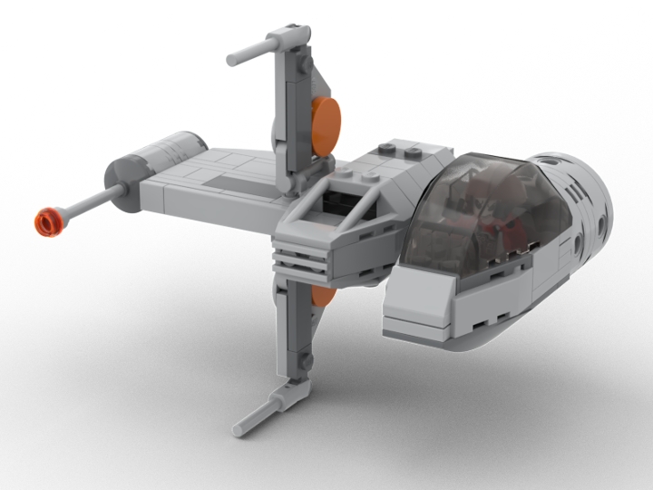 Chibi B-Wing Starfighter from BrickLink Studio [BrickLink]