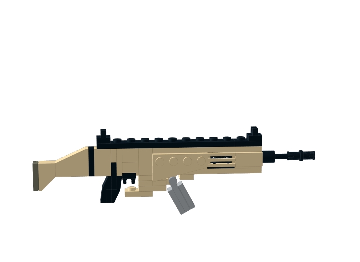 fortnite legendary scar from BrickLink Studio [BrickLink]