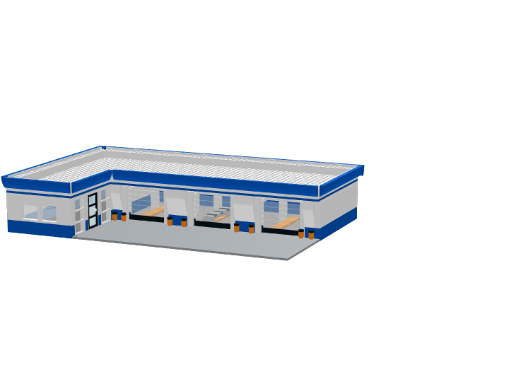 Lego Mechanic Garage (No interior) PDF from BrickLink Studio [BrickLink]