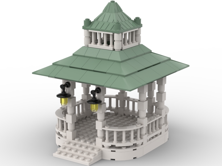Gazebo from BrickLink Studio [BrickLink]