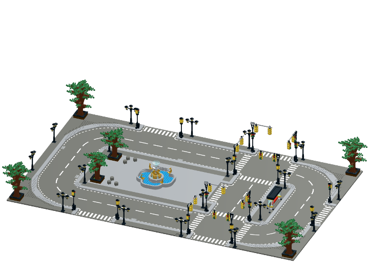 City Layout from BrickLink Studio [BrickLink]