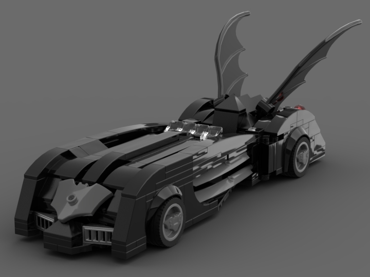 Batman & Robin Batmobile from BrickLink Studio [BrickLink]