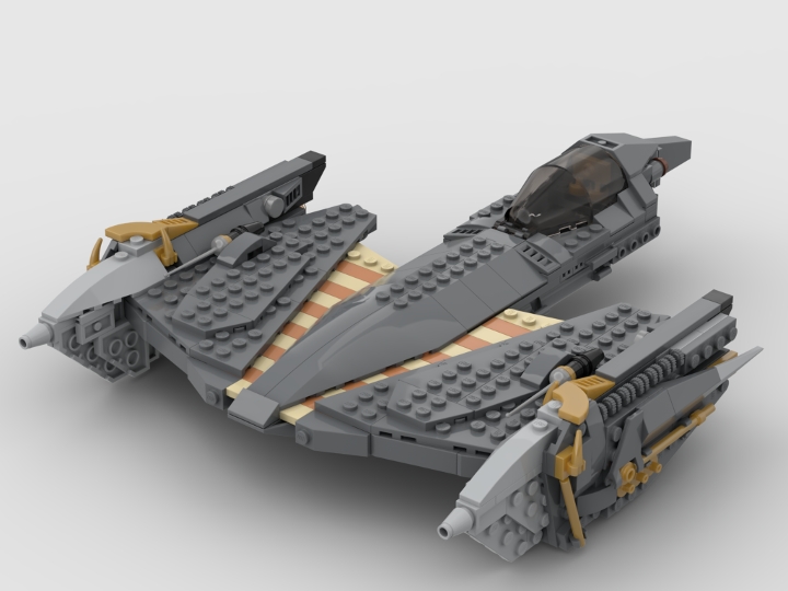 General Grievous' Starfighter (The Soulless One) from BrickLink Studio ...
