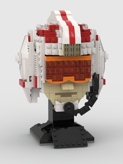 Red Five Helmet from BrickLink Studio [BrickLink]