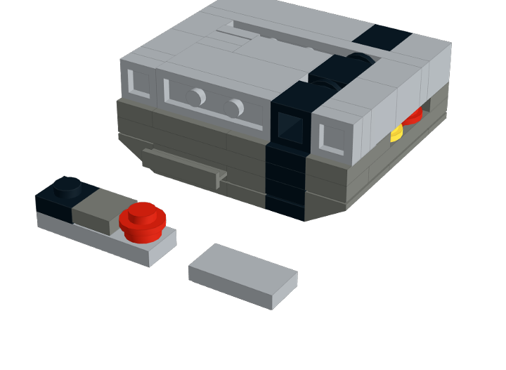 Mini NES (With Steps) from BrickLink Studio [BrickLink]