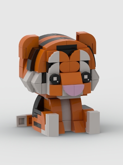Animal Tiger from BrickLink Studio [BrickLink]