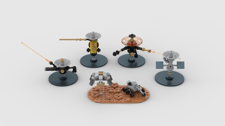 NASA JPL Planetary Mission Collection 1:110 v1.0 from BrickLink Studio ...
