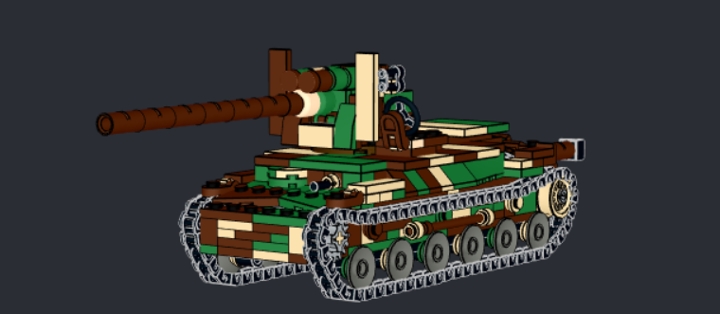 Chi-Ha LG from BrickLink Studio [BrickLink]