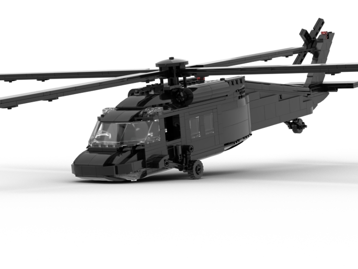 UH-60 Black Hawk v2 from BrickLink Studio [BrickLink]