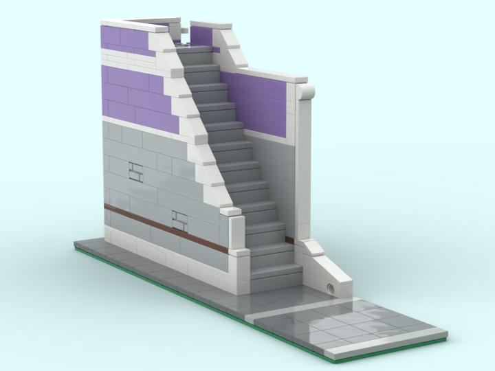 Apartment Stairs Add-on from BrickLink Studio [BrickLink]