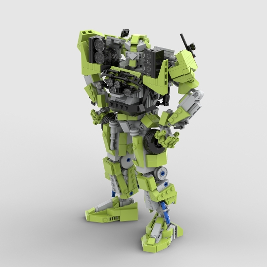 transformers ratchet from BrickLink Studio [BrickLink]