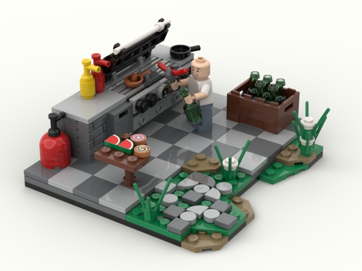 Grill from BrickLink Studio [BrickLink]