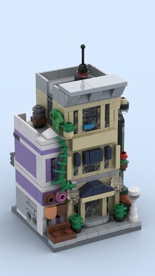 Lego Modular Diorama - Corridor - Industrial from BrickLink Studio ...