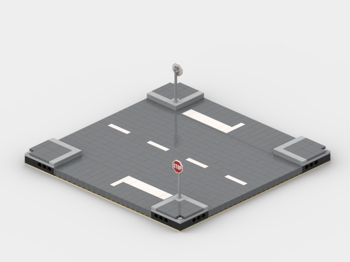 Modular - Crossing Main road from BrickLink Studio [BrickLink]