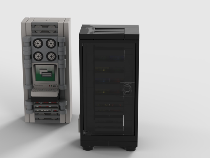 Server room + terminal from BrickLink Studio [BrickLink]