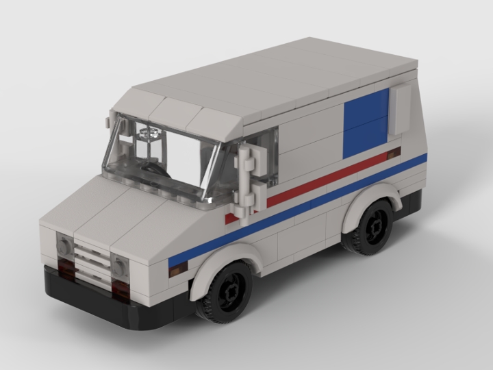 Mail Truck from BrickLink Studio [BrickLink]