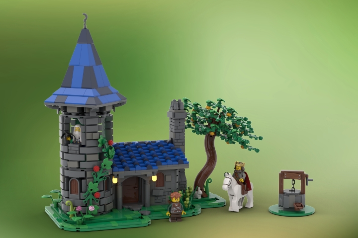 Wizard's Manor (LEGO Ideas) from BrickLink Studio [BrickLink]