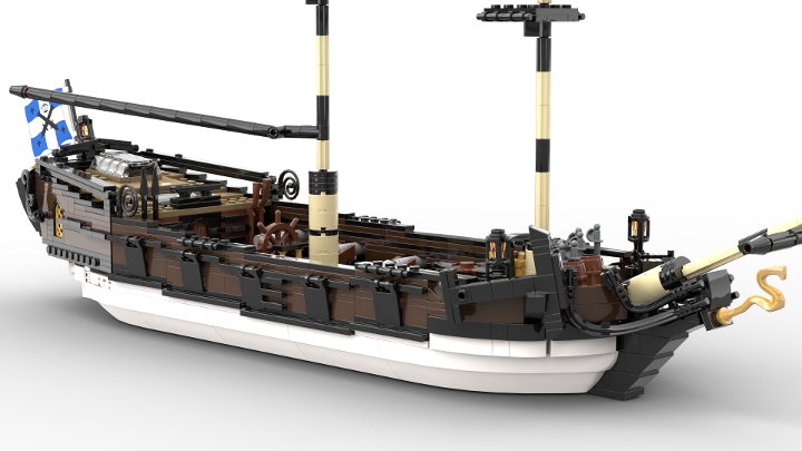 Le Serpent - Bluecoat Brig from BrickLink Studio [BrickLink]