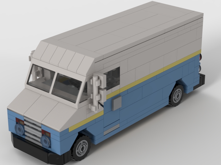 The Van From White Collar from BrickLink Studio [BrickLink]