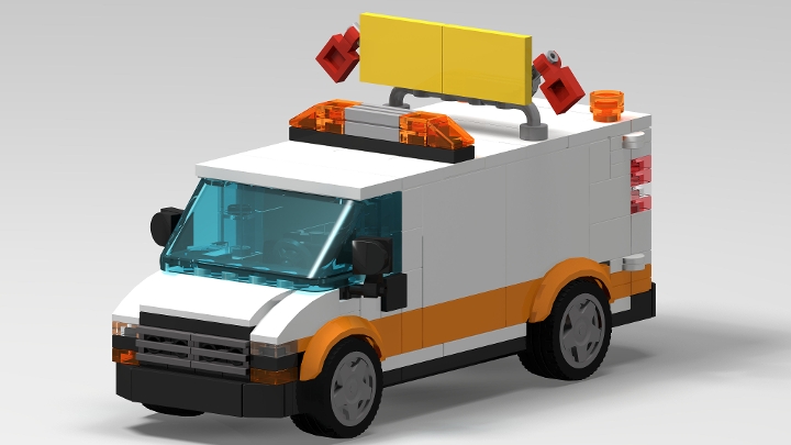 Roadside Assistance Van from BrickLink Studio [BrickLink]
