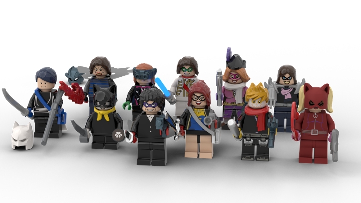 Persona 5 Royal-Minifigures from BrickLink Studio [BrickLink]