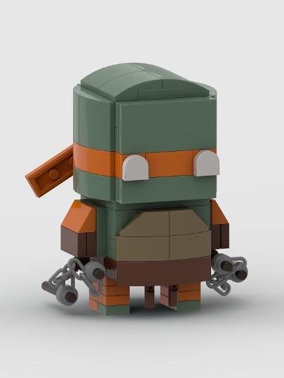 Teenage Mutant Ninja Turtle Michelangelo from BrickLink Studio [BrickLink]