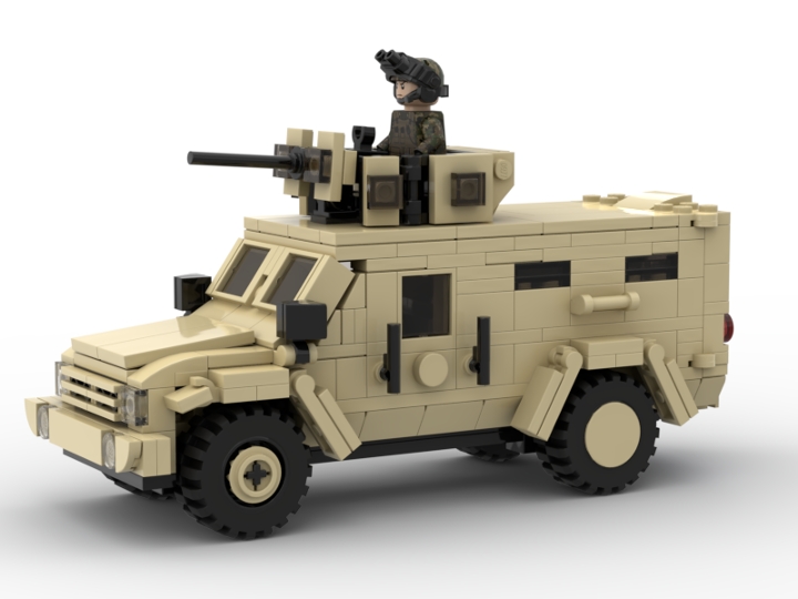 Military truck from BrickLink Studio [BrickLink]