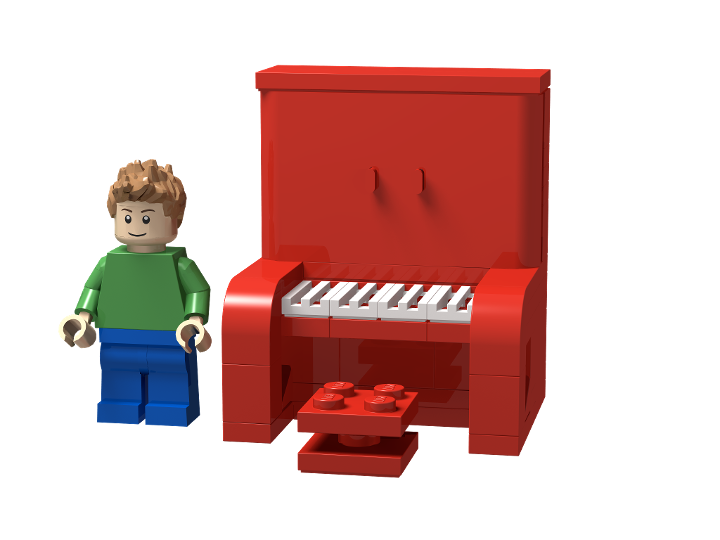 Pontoffel Pock's Magic Piano from BrickLink Studio [BrickLink]
