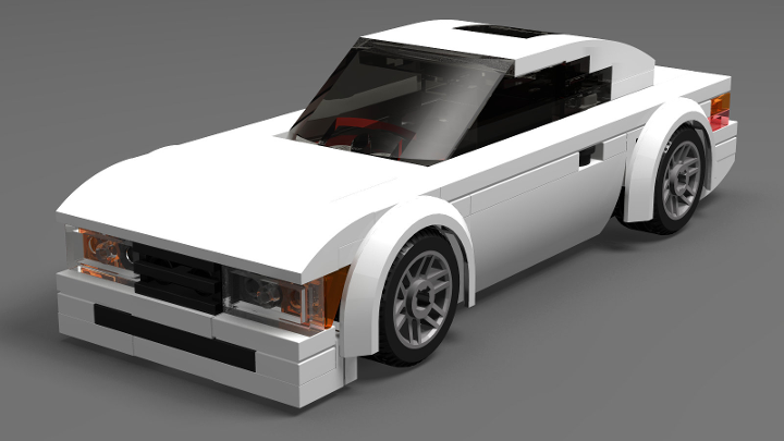 Nissan Silvia S13 from BrickLink Studio [BrickLink]