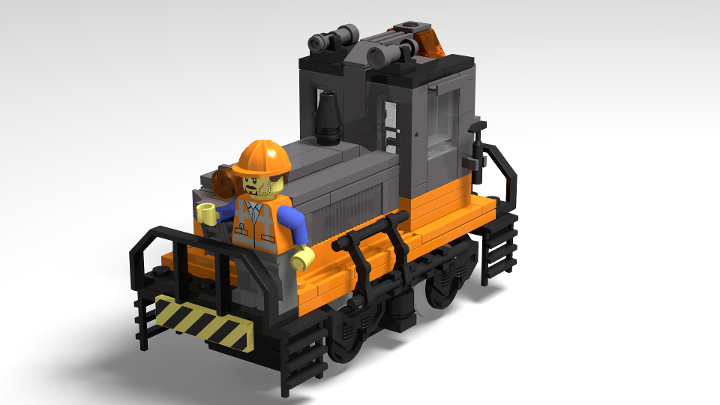 LEGO TRAIN DIESEL POWERED SWITCHER from BrickLink Studio [BrickLink]