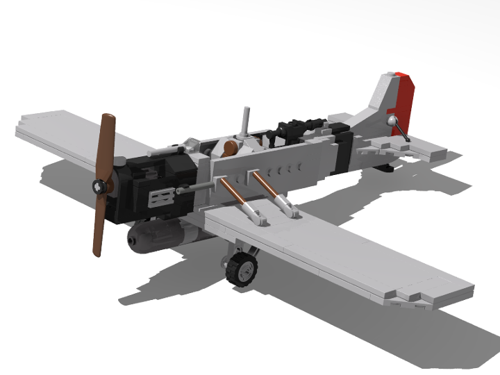 Interwar Torpedo plane from BrickLink Studio [BrickLink]