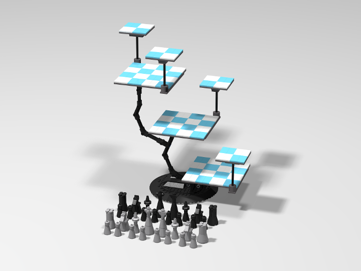 Tri-Dimensional Chess from BrickLink Studio [BrickLink]