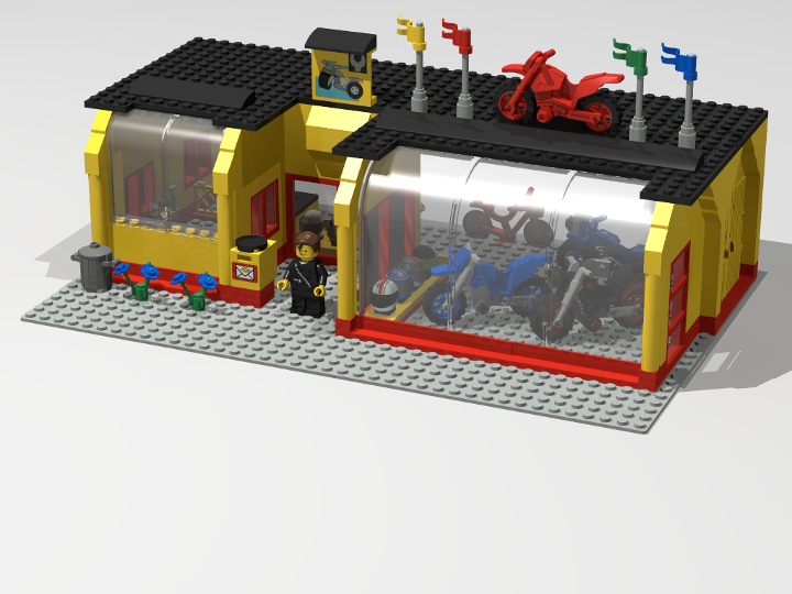 NewMotorcycleShop6373 from BrickLink Studio [BrickLink]