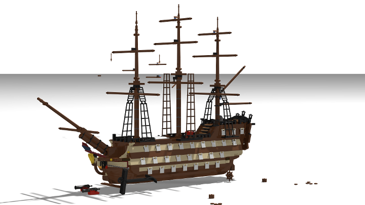 Hms Endeavour/Dauntless UCS (Pirates of the Caribbean from BrickLink ...