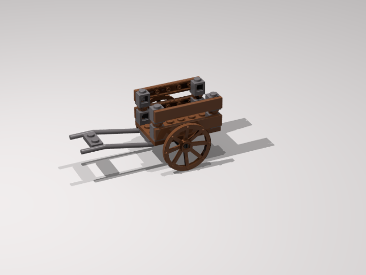 Horse Wagon from BrickLink Studio [BrickLink]