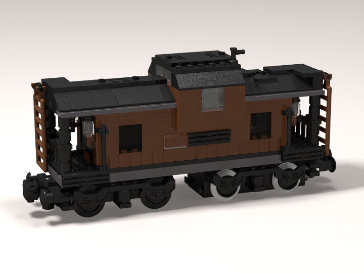 Constitution Caboose from BrickLink Studio [BrickLink]