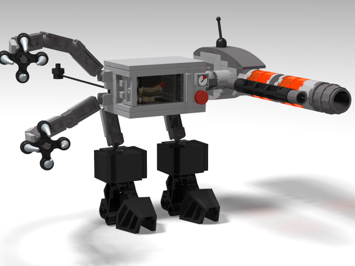 evil microwave mech from BrickLink Studio [BrickLink]